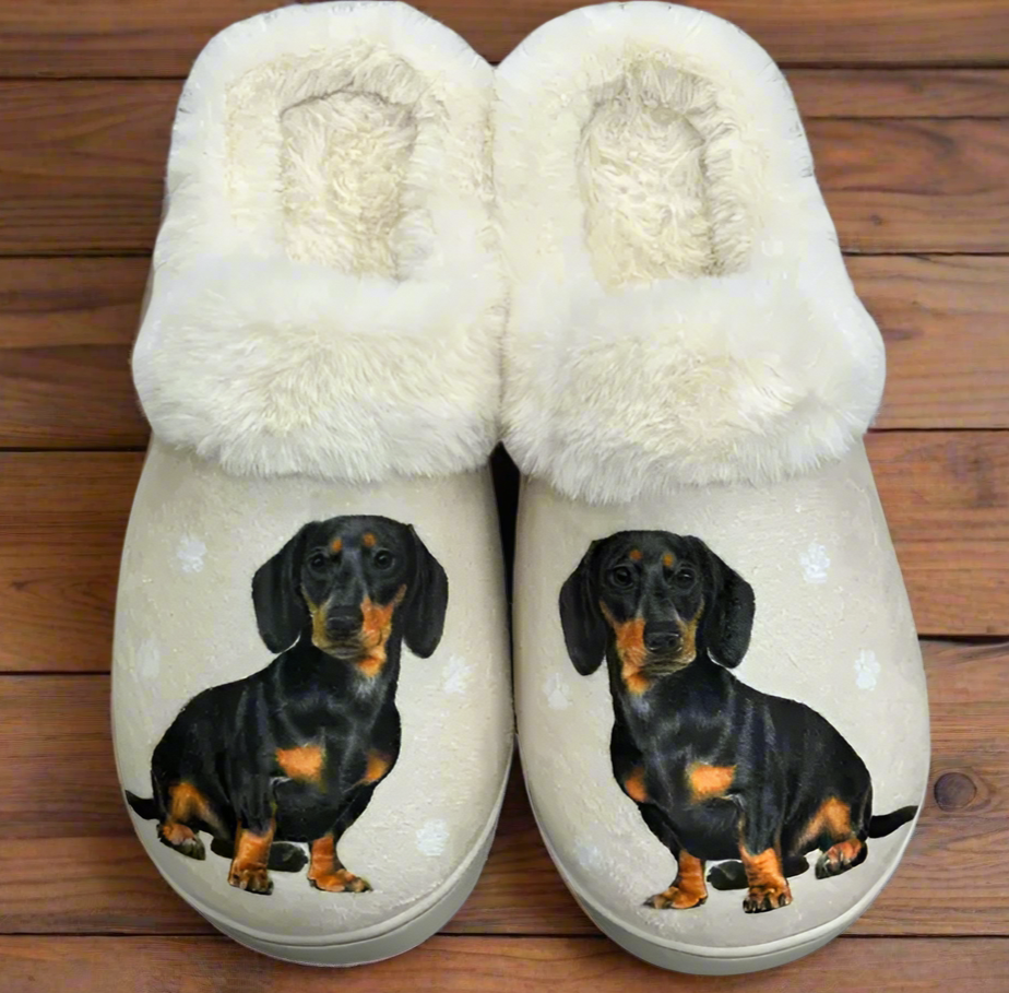 Buy Dachshund Black Snuggs Slippers by E&S Pets – Pat's Monograms