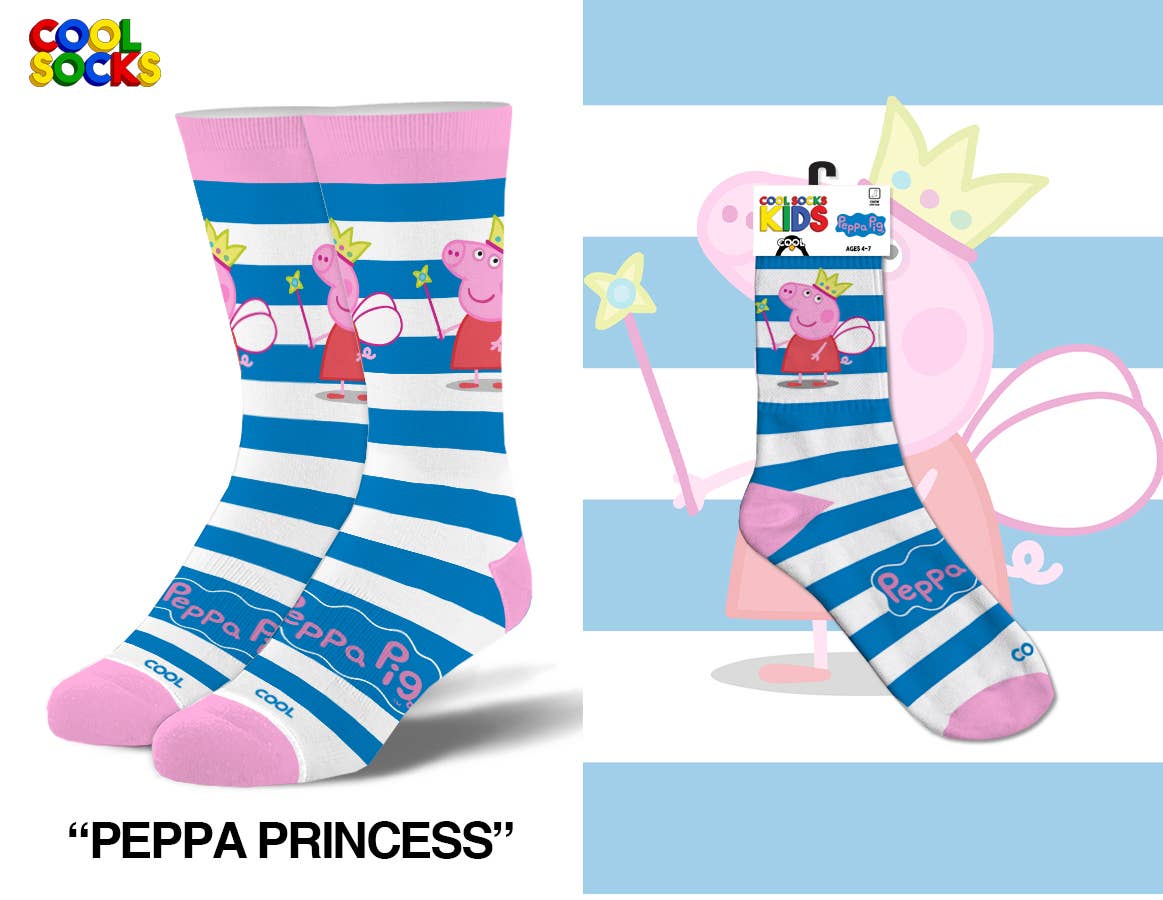 Buy Peppa Pig - Kids 7-10 Crew by Cool Socks – Pat's Monograms