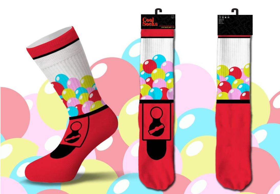 Buy Gumball Socks by Cool Socks – Pat's Monograms